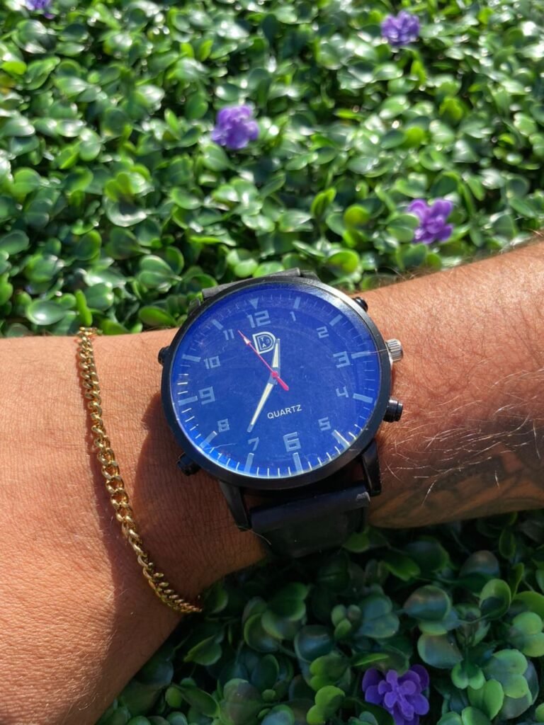 RELOJ A PILA QUARTZ NEGRO – Electro Gamer
